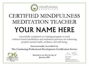 Mindfulness Meditation Teacher Training Program